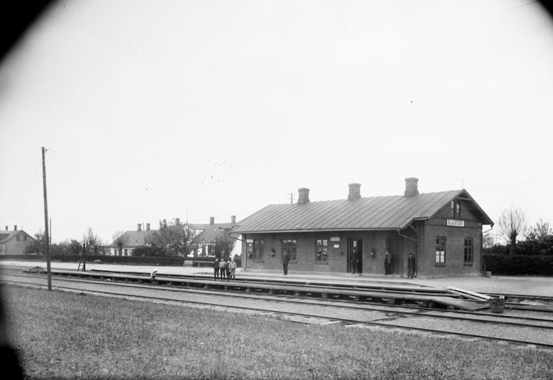Klagstorp järnvägsstation. - Trelleborgs museum / DigitaltMuseum