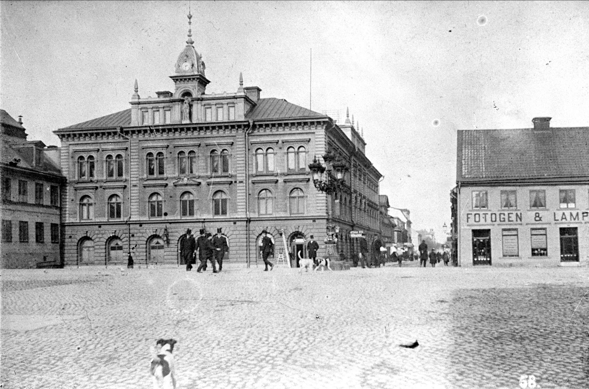 Reprofotografi - Stora Torget, kvarteret Rådstugan, Uppsala ...
