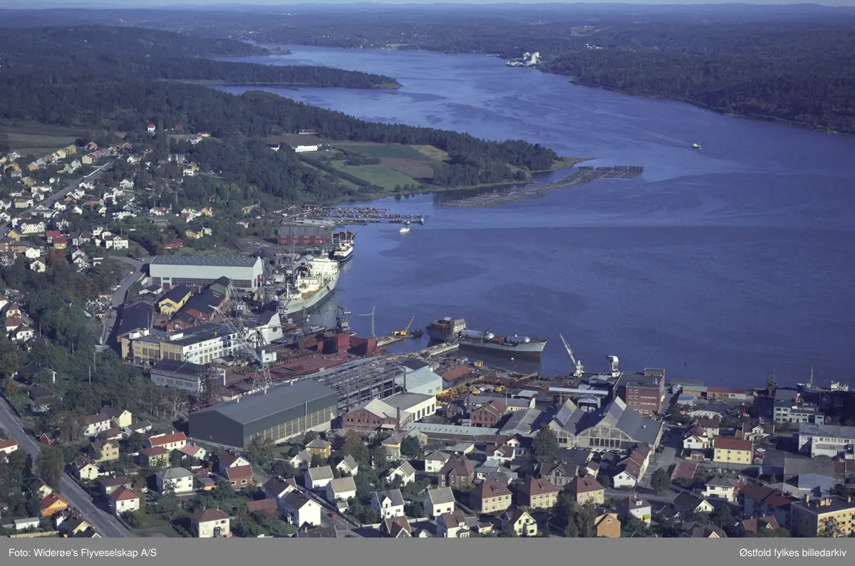 verksted, reparasjon, bygging, skip, Moss verft & Dokk, - Østfold ...