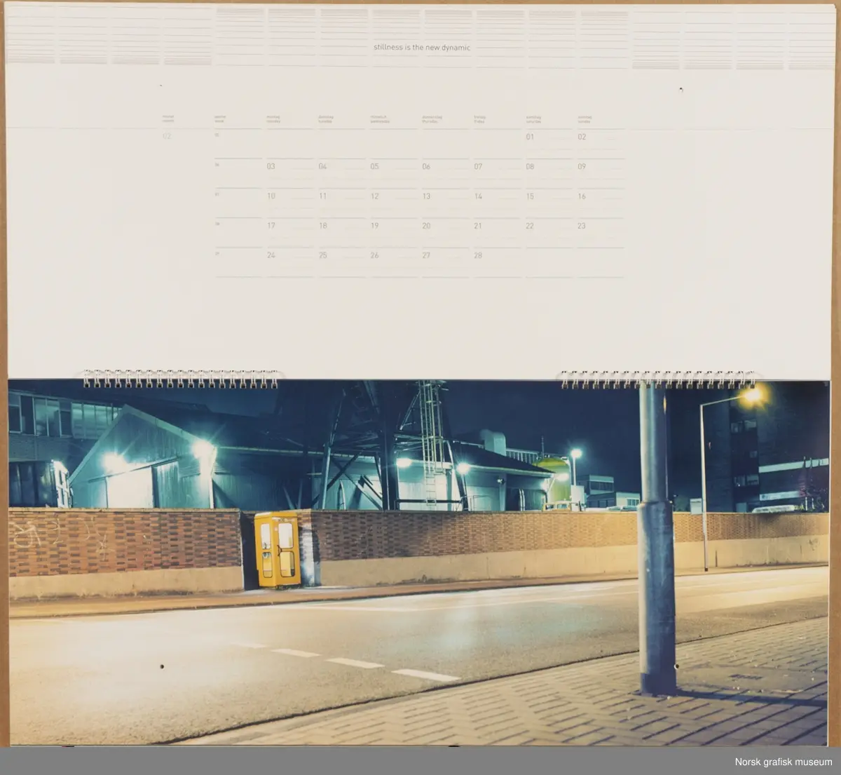 Kalender - Norsk grafisk museum / DigitaltMuseum