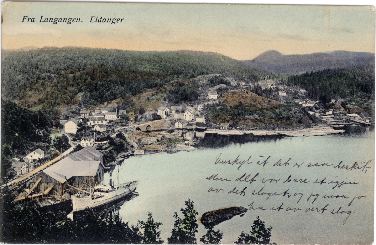 Eidanger, Langangen. - Telemark Museum / DigitaltMuseum