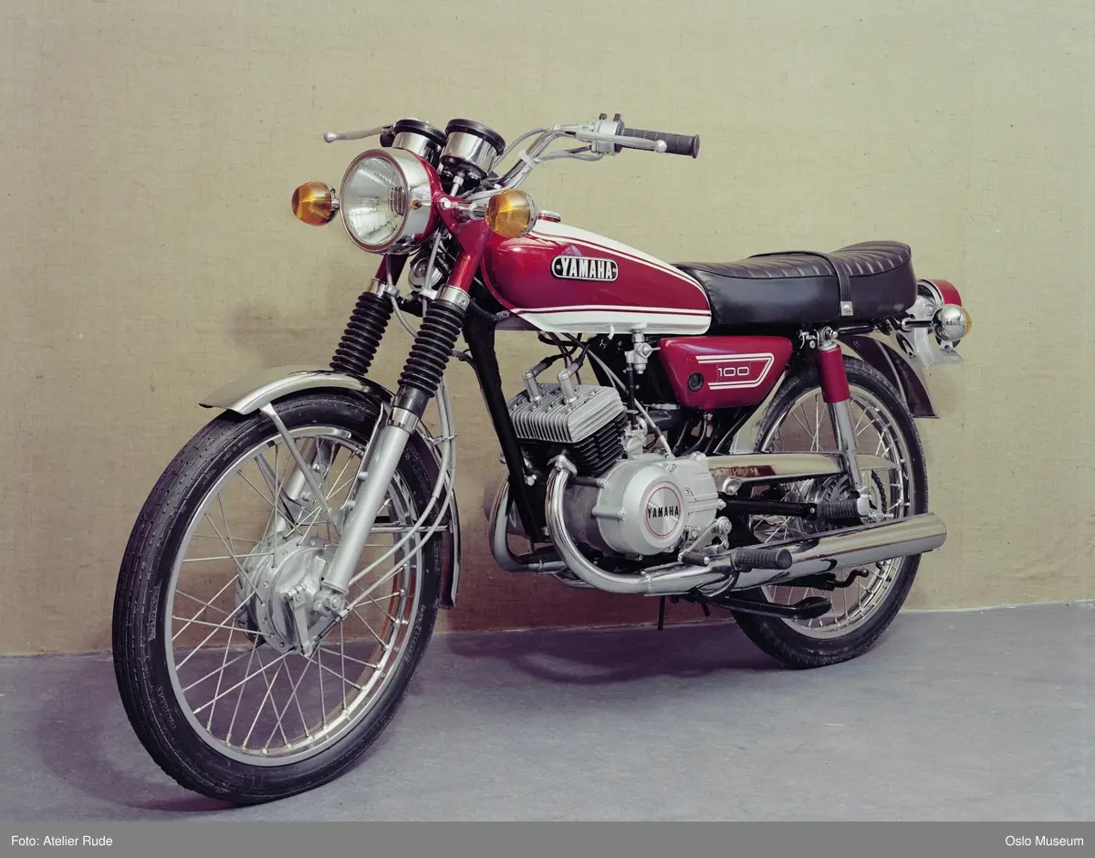 Yamaha motorsykkel. - Oslo Museum / DigitaltMuseum
