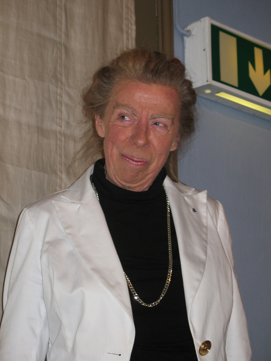 Astrid Karlsson Björkman, vid invigningstalen Vänersborgs Museum 2009 ...