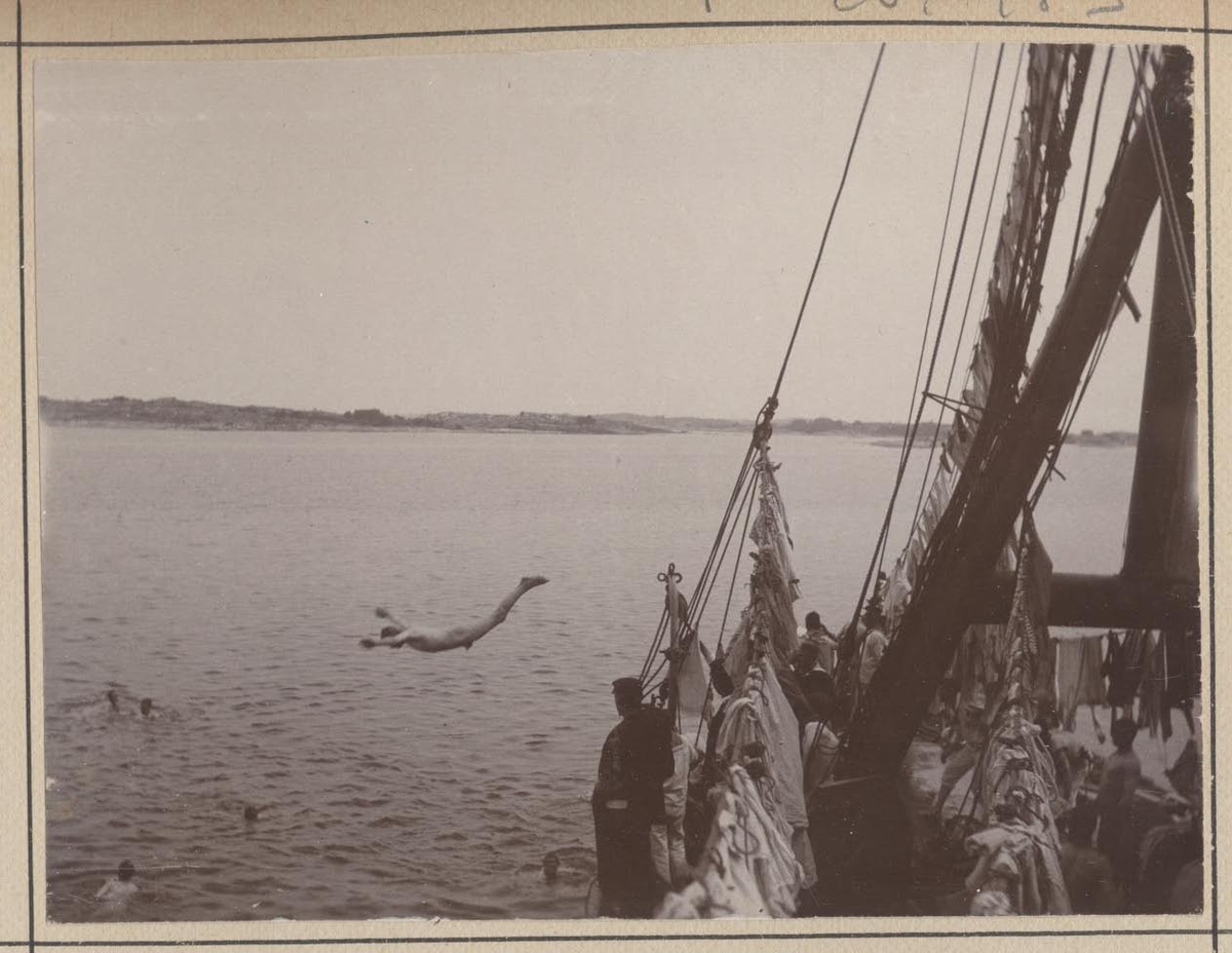 Badning. - Sjöhistoriska museet / DigitaltMuseum