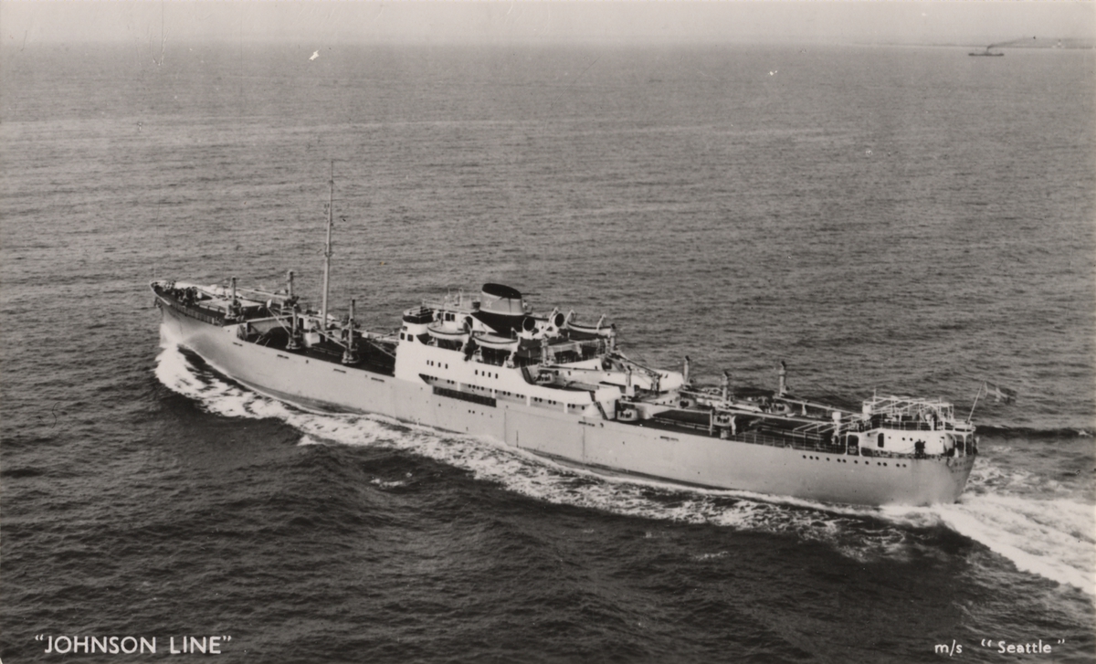 "JOHNSON LINE" m/s "Seattle" - Sjöhistoriska museet / DigitaltMuseum