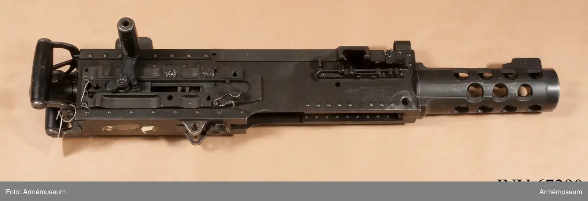 12,7 mm tung kulspruta M2 - Armémuseum / DigitaltMuseum