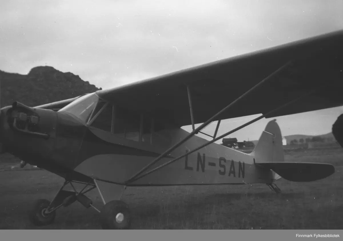 Lite propellfly fra en flyklubb. Storm Mikkola brukte flyet da han ...