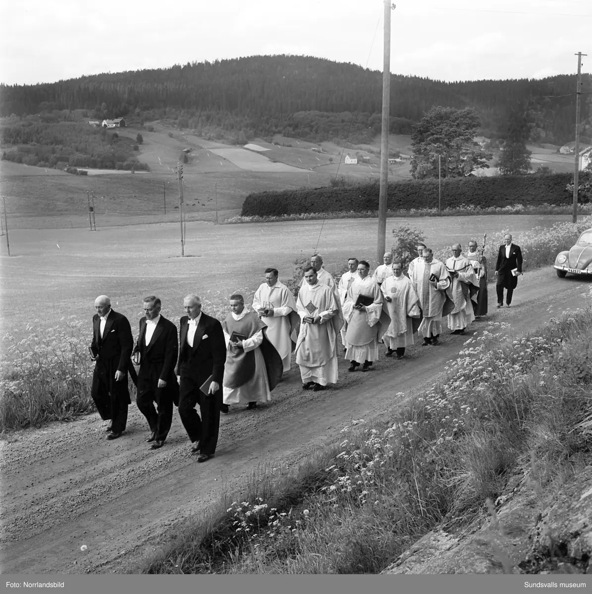 Kyrkoherdeinstallation i Ljustorps kyrka. - Sundsvalls museum / DigitaltMuseum