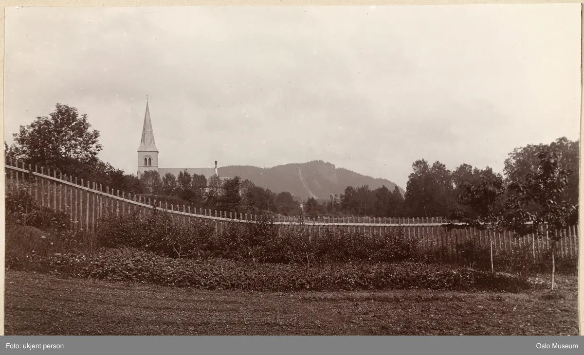 Asker kirke. - Oslo Museum / DigitaltMuseum