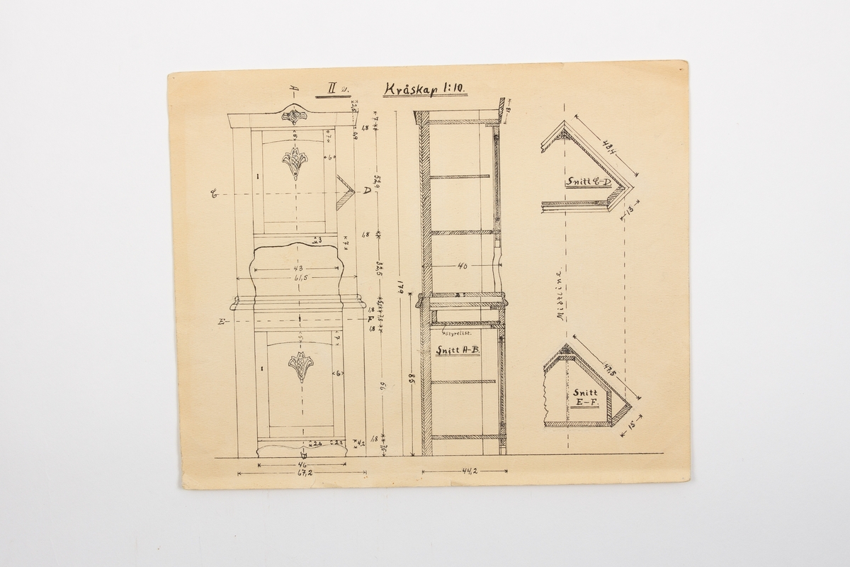 Arbeidstegning - Sør-Troms Museum / DigitaltMuseum