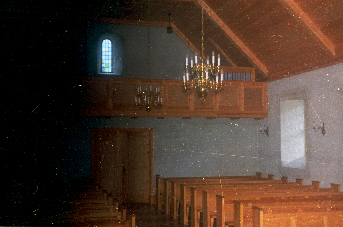 Bergsdalen kapell, Evanger, interiør. - Universitetsmuseet i Bergen ...