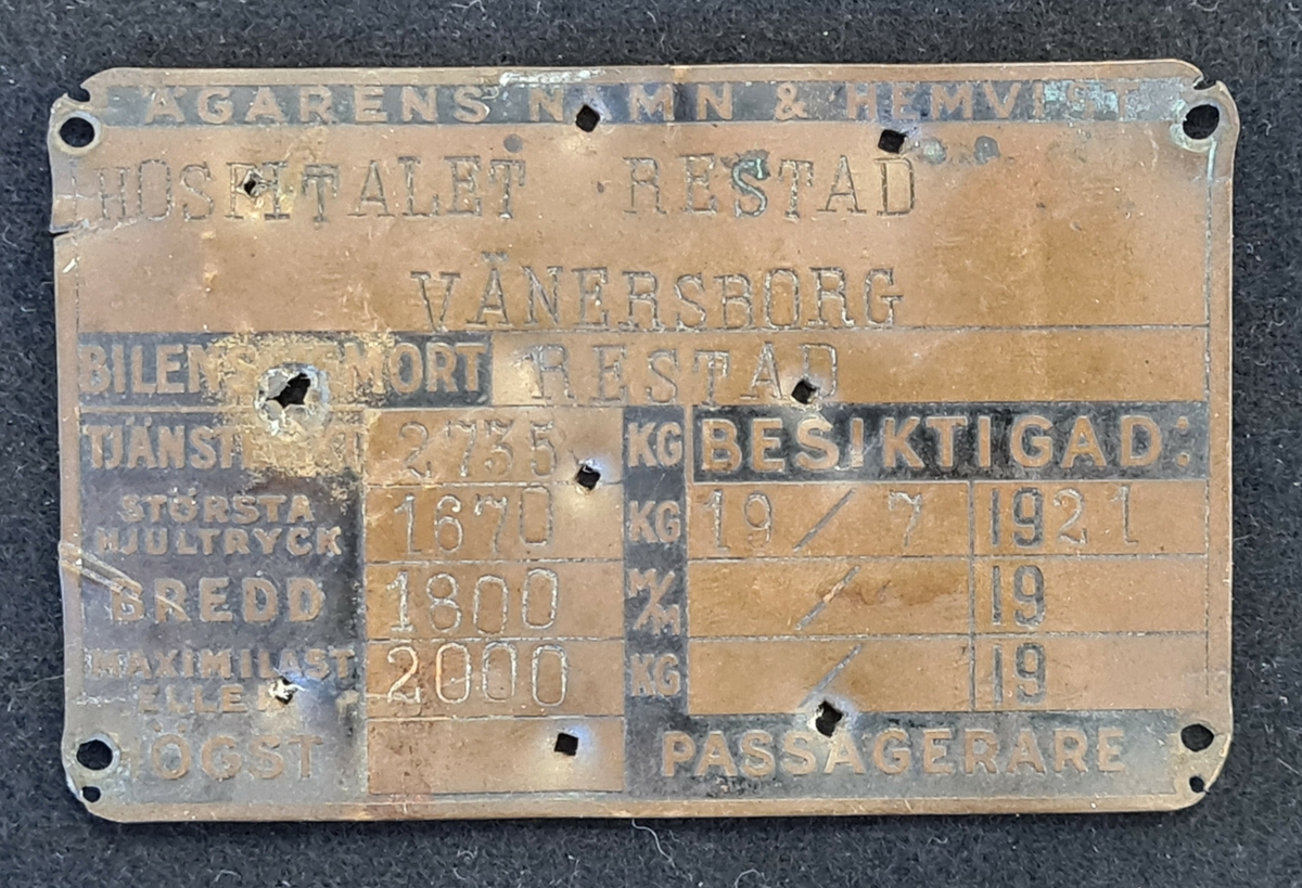 SKYLT - Vänersborgs museum / DigitaltMuseum