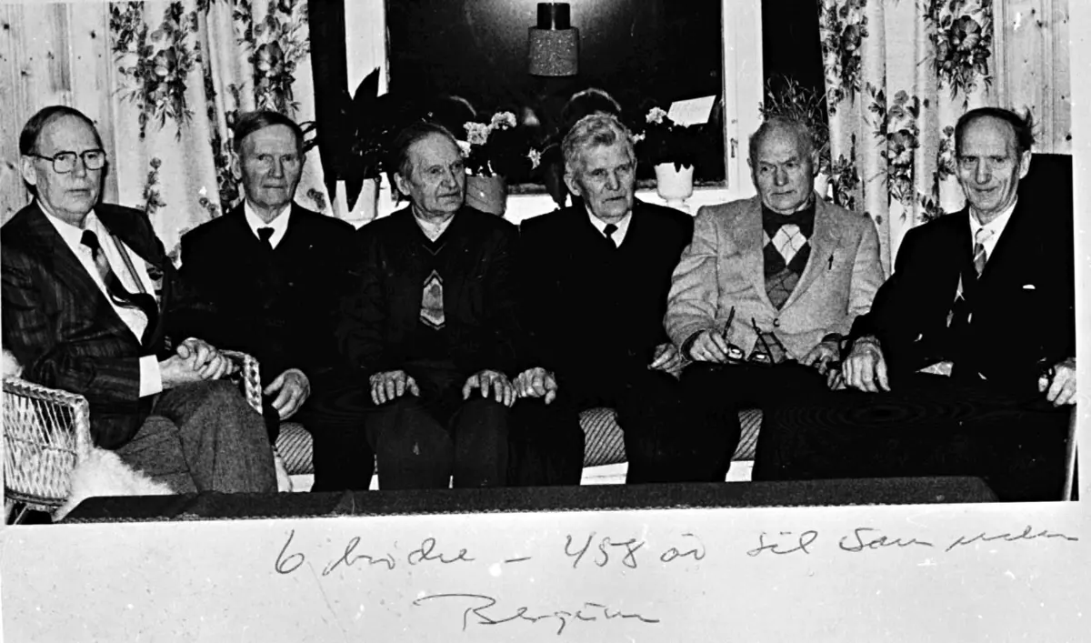 Brødrene Bergum, Aursfjord. Kristian Bergum sin 80-årsdag - Midt-Troms ...