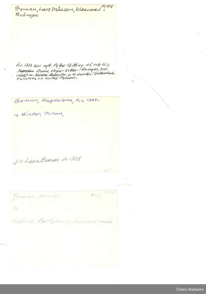 Dokument - Örebro Stadsarkiv / DigitaltMuseum