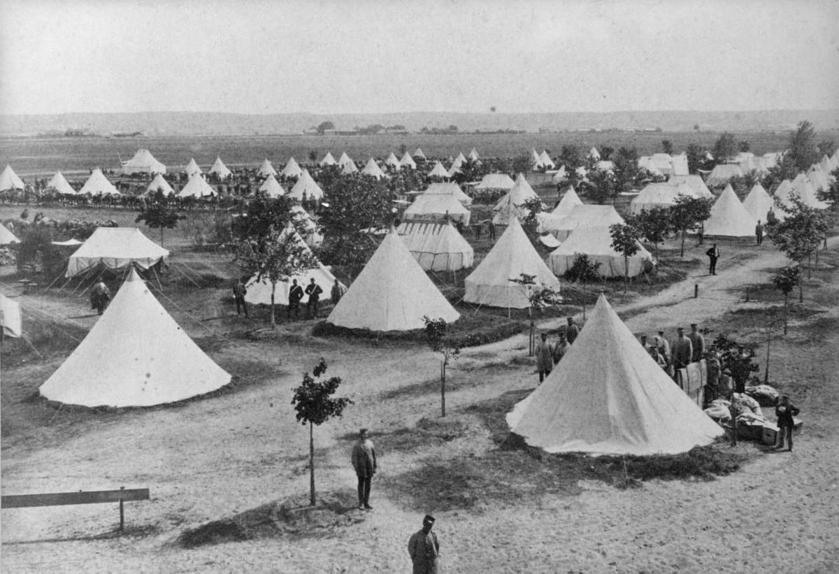 Soldattorp i Sanna hed vid Livregementets husarer. - Garnisonsmuseet ...