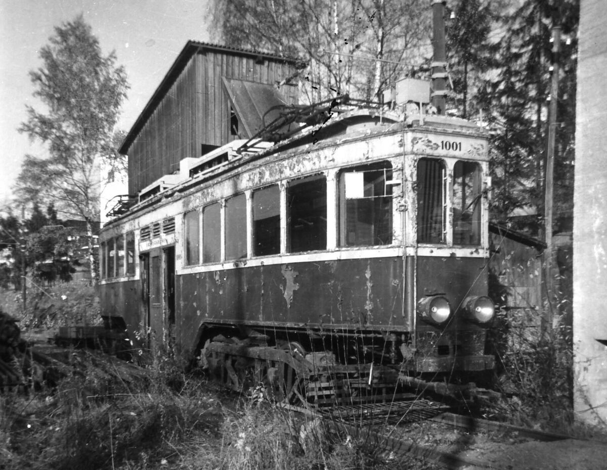 Ekebergbanen, S/S 1001, "Funkis"-sporet, 1967. - Sporveismuseet ...