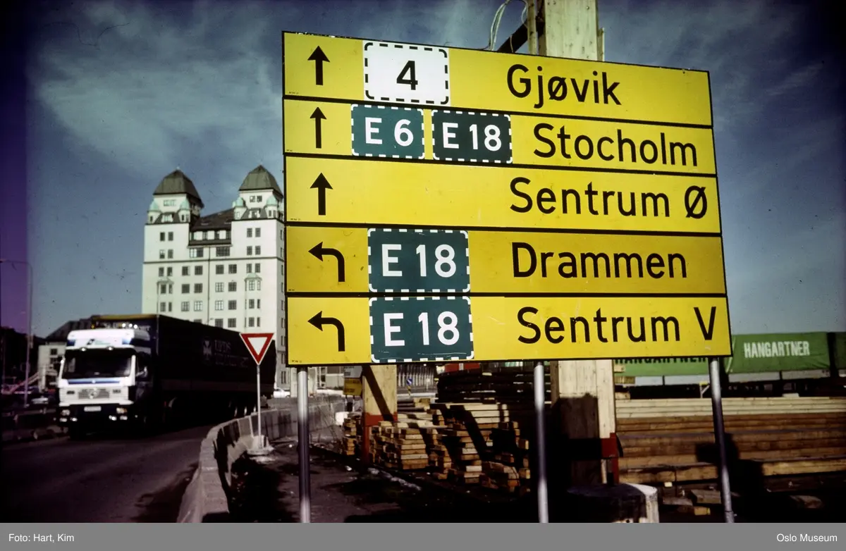 Møte med Oslo fra Stena Line. - Oslo Museum / DigitaltMuseum