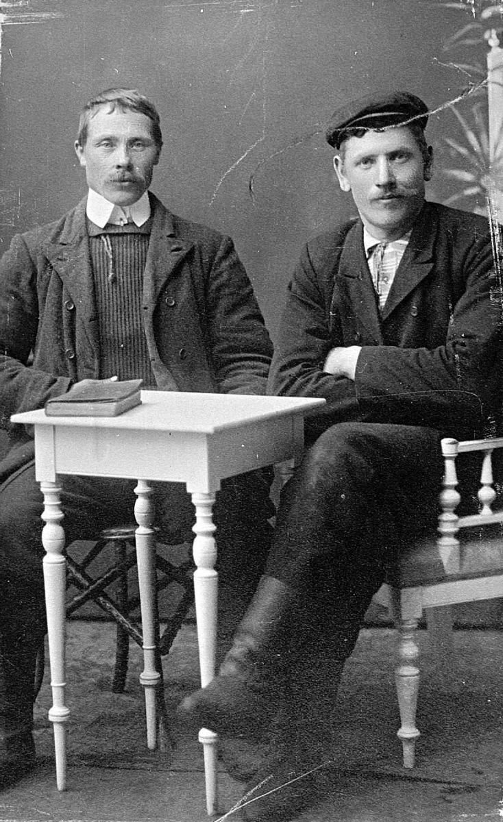 Edvard Mathisen og Efrain Andreassen - Midt-Troms Museum / DigitaltMuseum