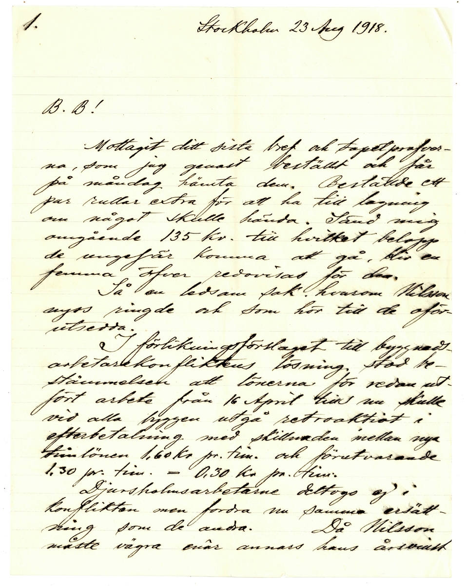 Brev - Jönköpings läns museum / DigitaltMuseum