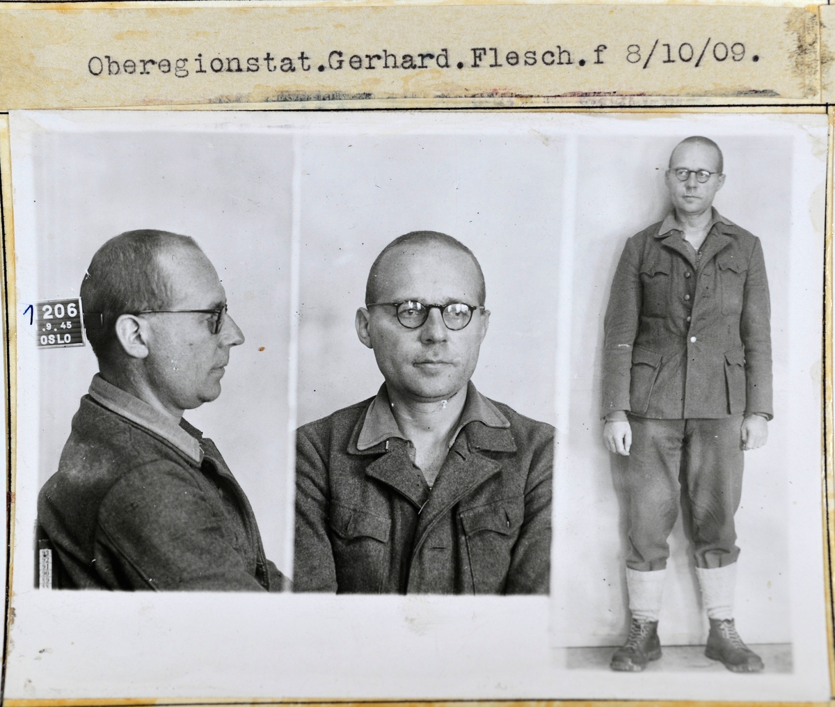 Forbryterportrett av obergionstat Gerhard Flesch - Justismuseet ...