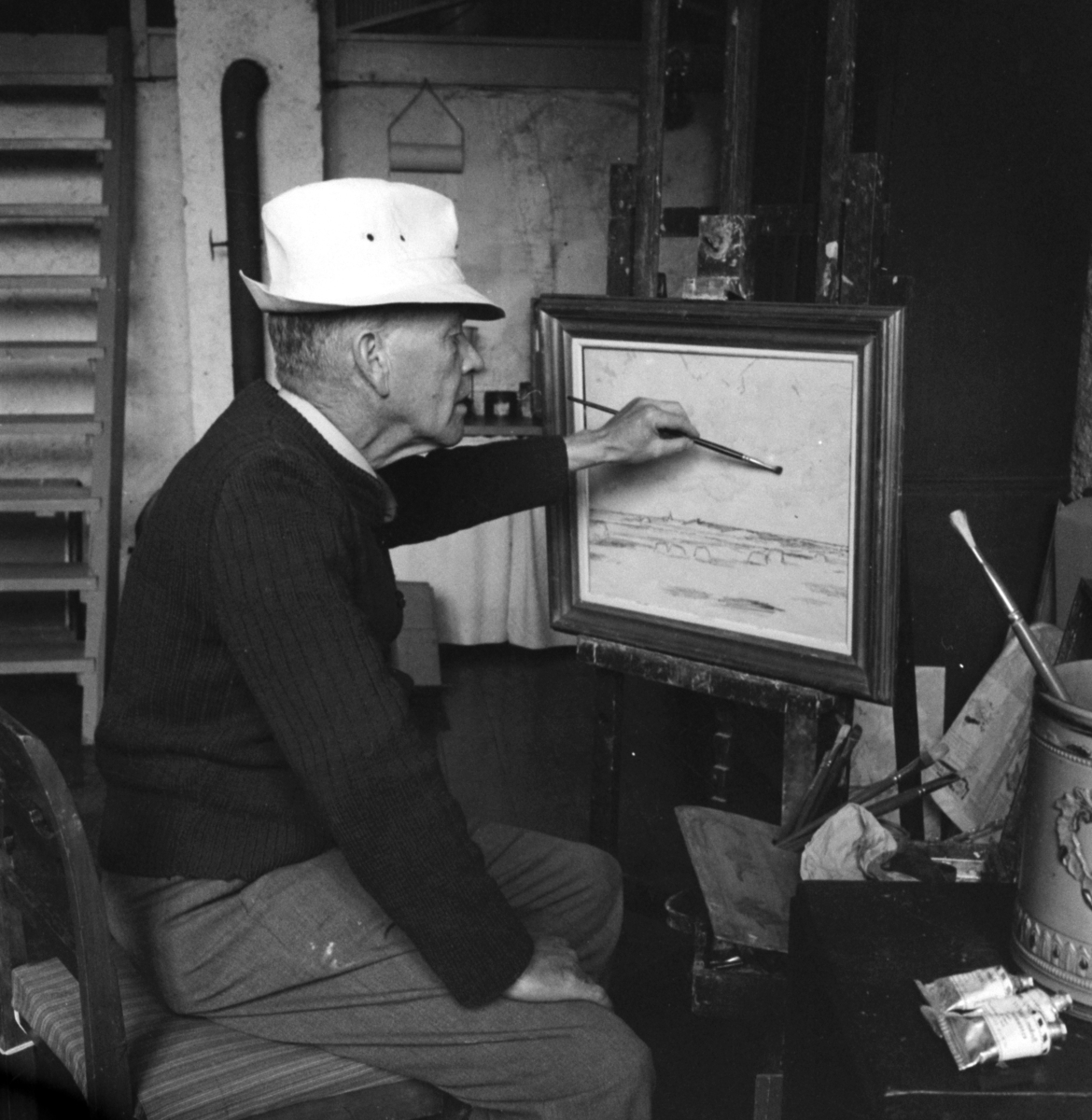 Konstnären Ture Bosin, Fröslunda interiörer och exteriörer - ArkDes ...