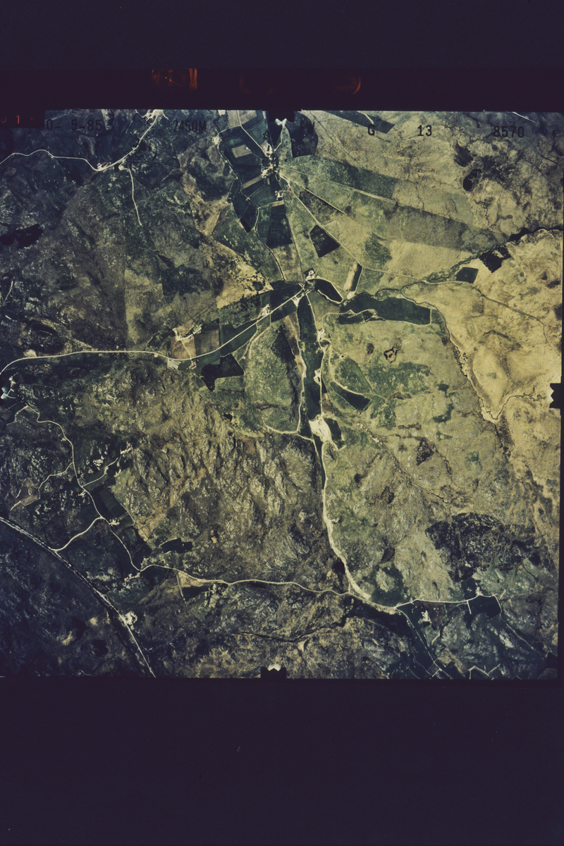 Repro av flyfoto, 8870, Hå k. (farge) - Arkeologisk museum ...