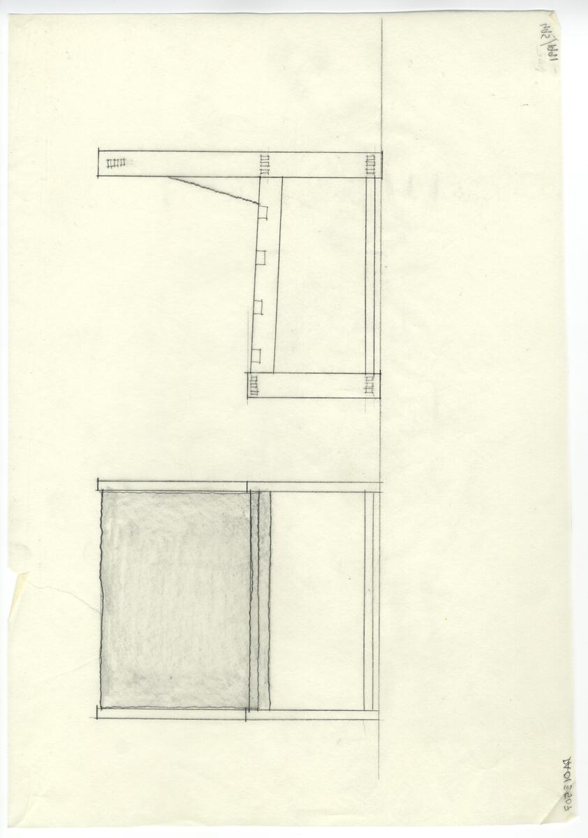 Möbler [ritning] - Designarkivet / DigitaltMuseum