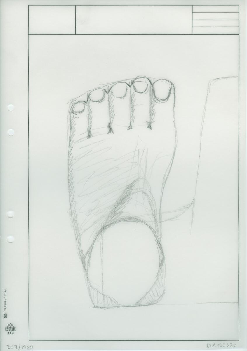 Fot [skiss] - Designarkivet / DigitaltMuseum