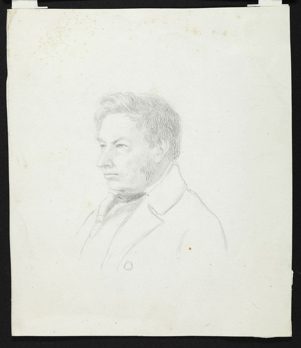 Ove Christian Gude [Tegning] - Lillehammer Kunstmuseum / DigitaltMuseum