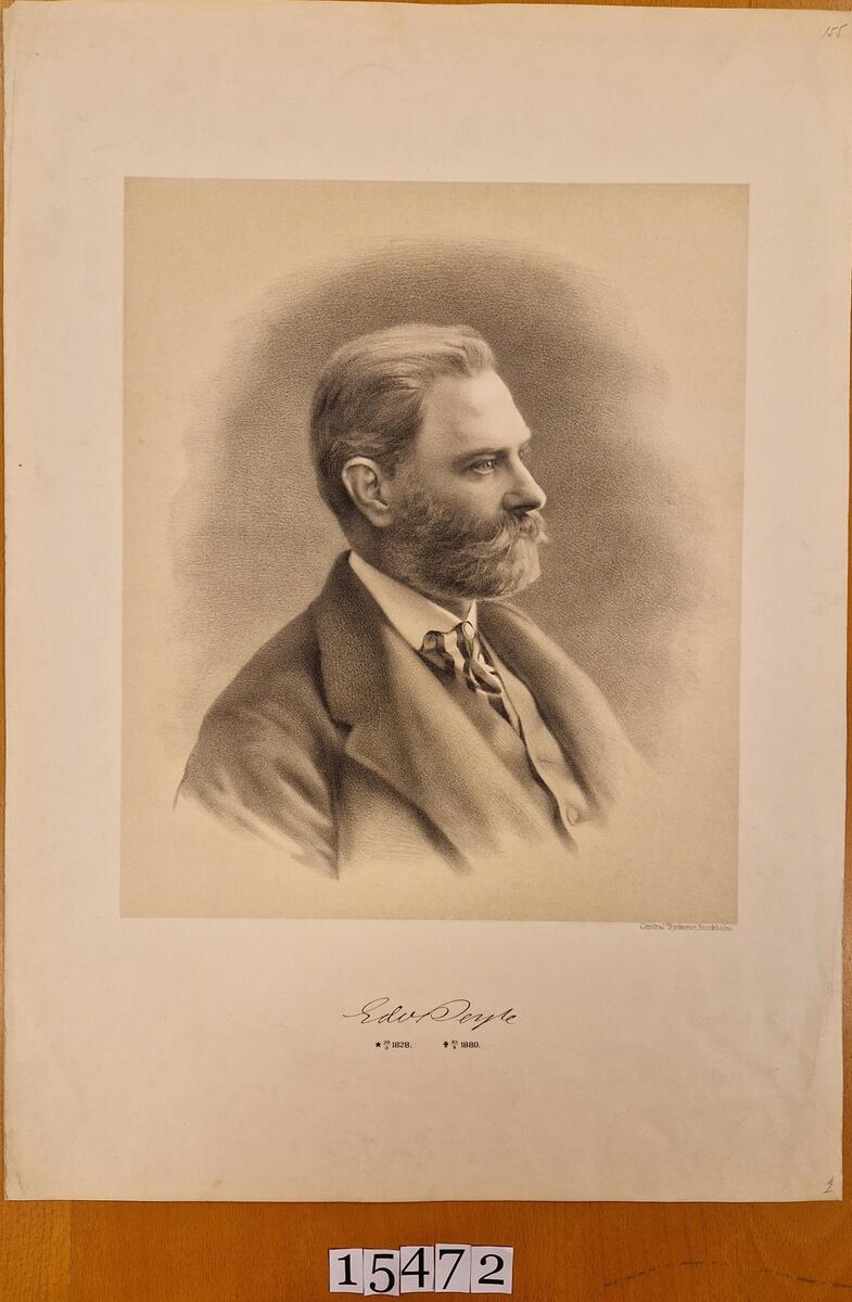 Bild, Edvard Bergh. - Medelpads fornminnesförening / DigitaltMuseum