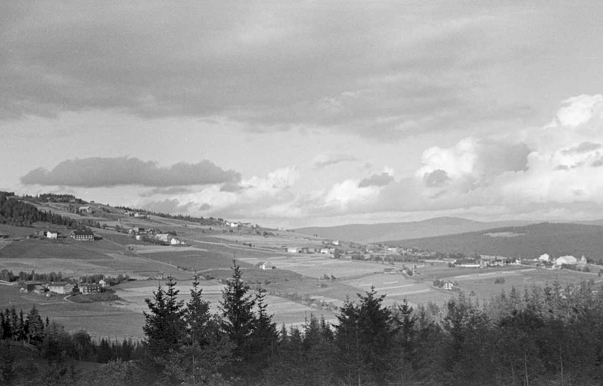 Kulturlandskap med gårdsbruk, skog og fjell - Maihaugen / DigitaltMuseum Kulturlandskap med gårdsbruk, skog og fjell - Maihaugen / DigitaltMuseum
