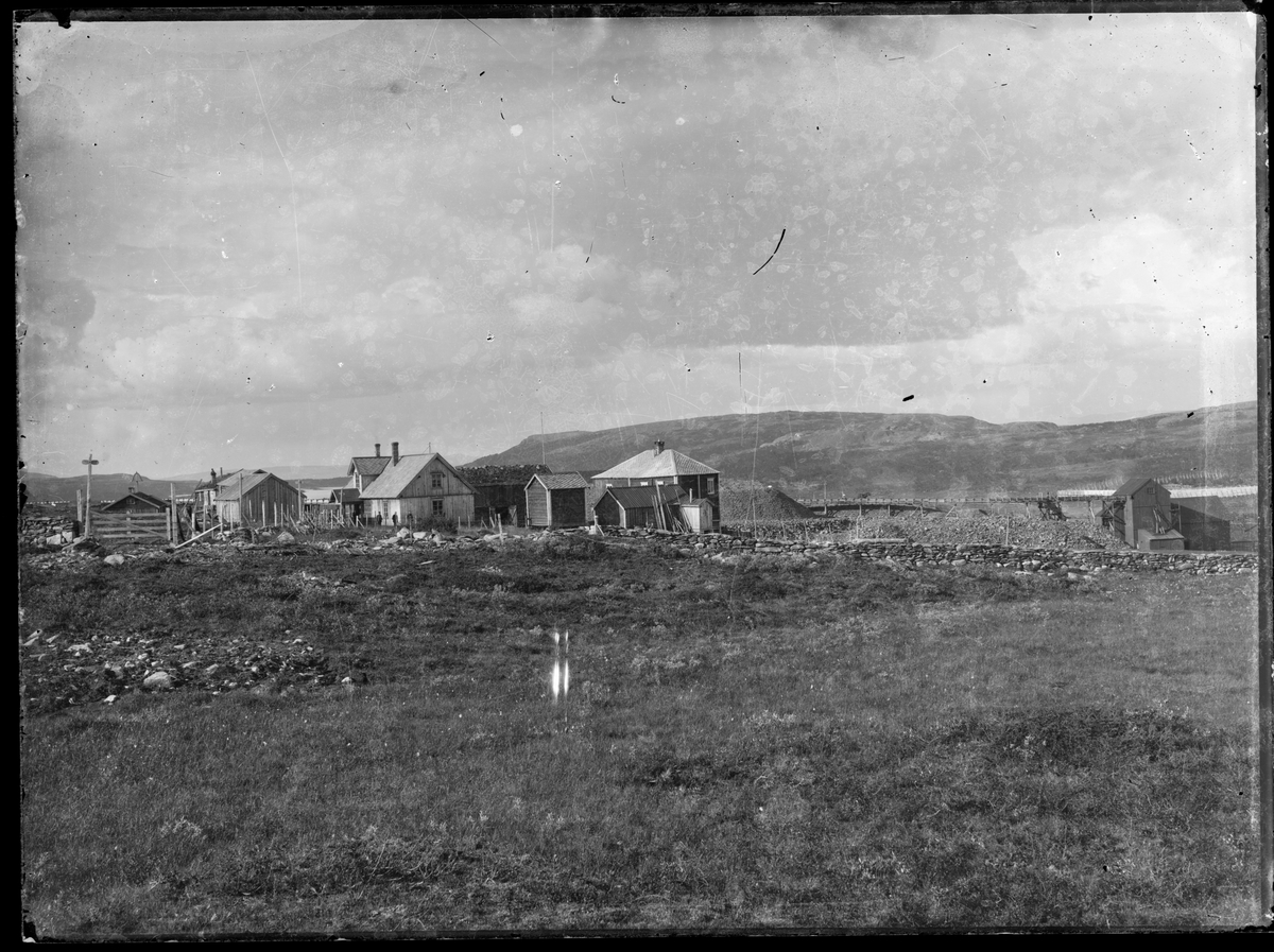 Bebyggelse ved Kongens gruve, Røros - Rørosmuseet / DigitaltMuseum