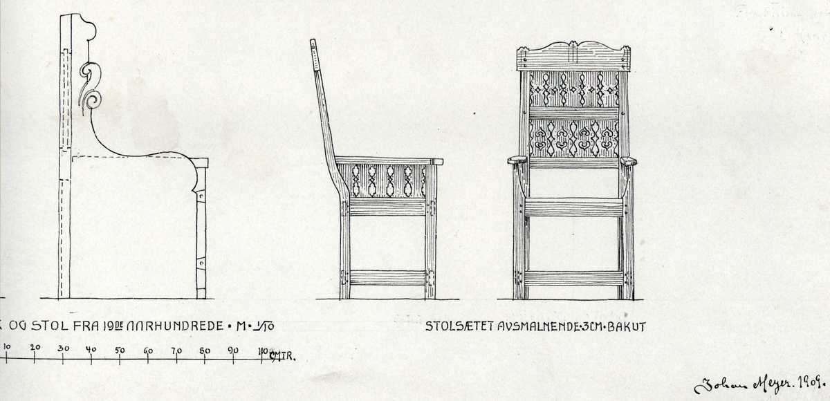 Tegning - Norsk Folkemuseum / DigitaltMuseum
