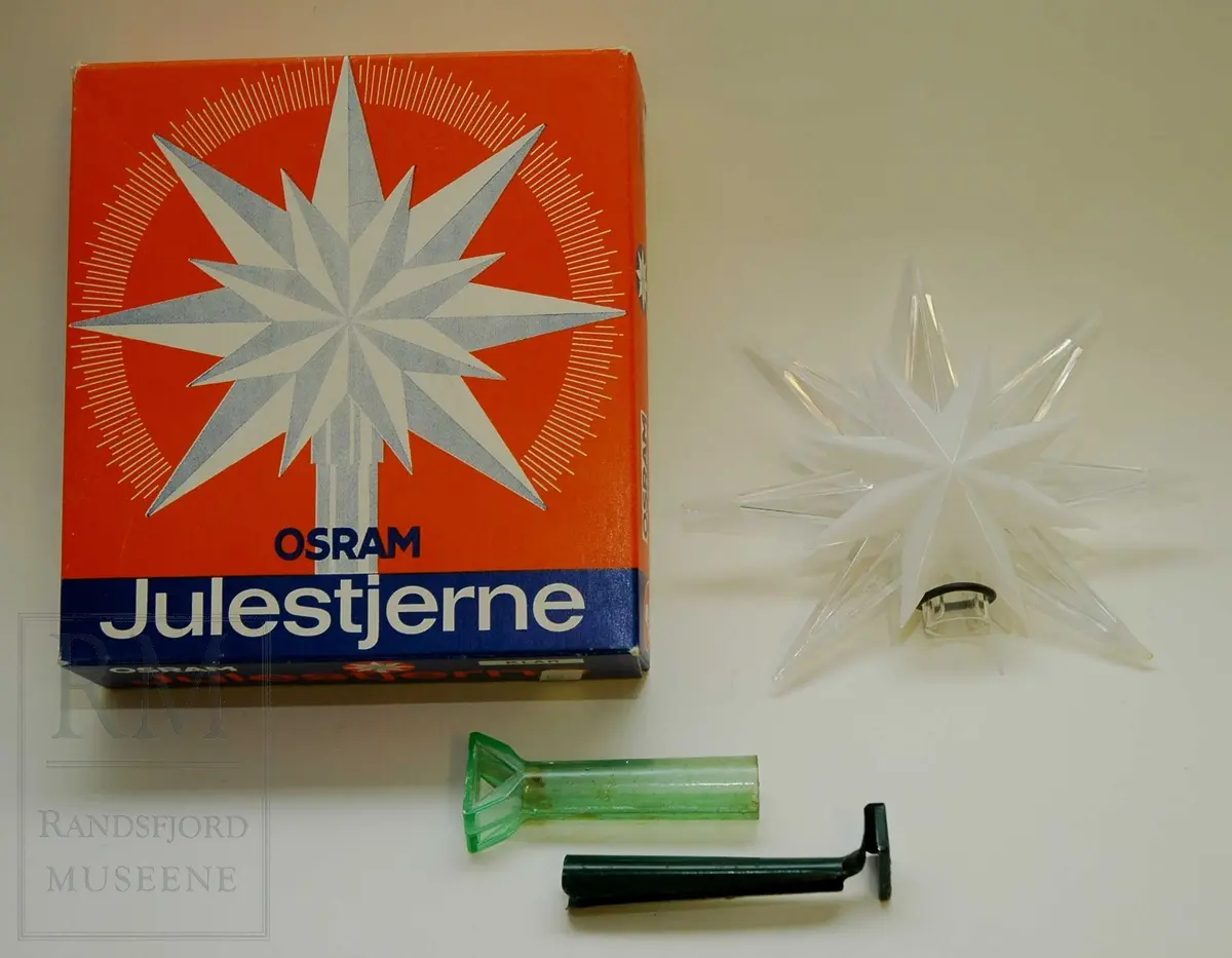 Stjerne til juletrebelysning - Hadeland Folkemuseum / DigitaltMuseum
