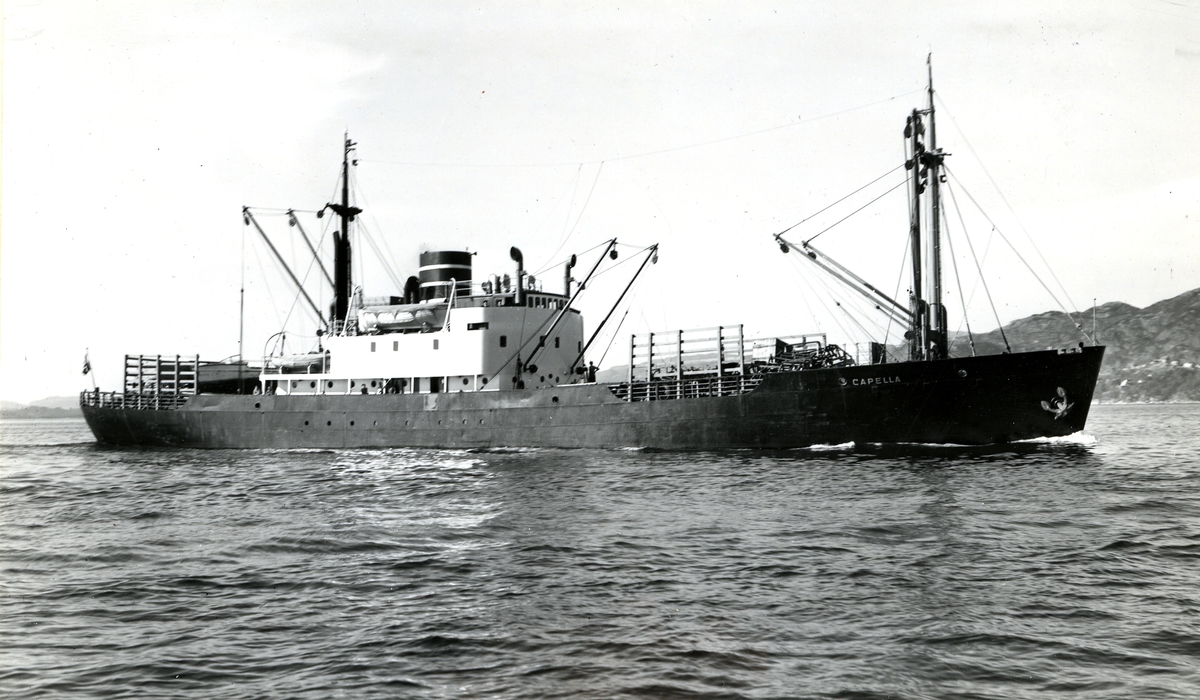 M/S Capella (b.1945, A/S Bergens mek. Verksteder, Solheimsviken, Bergen ...