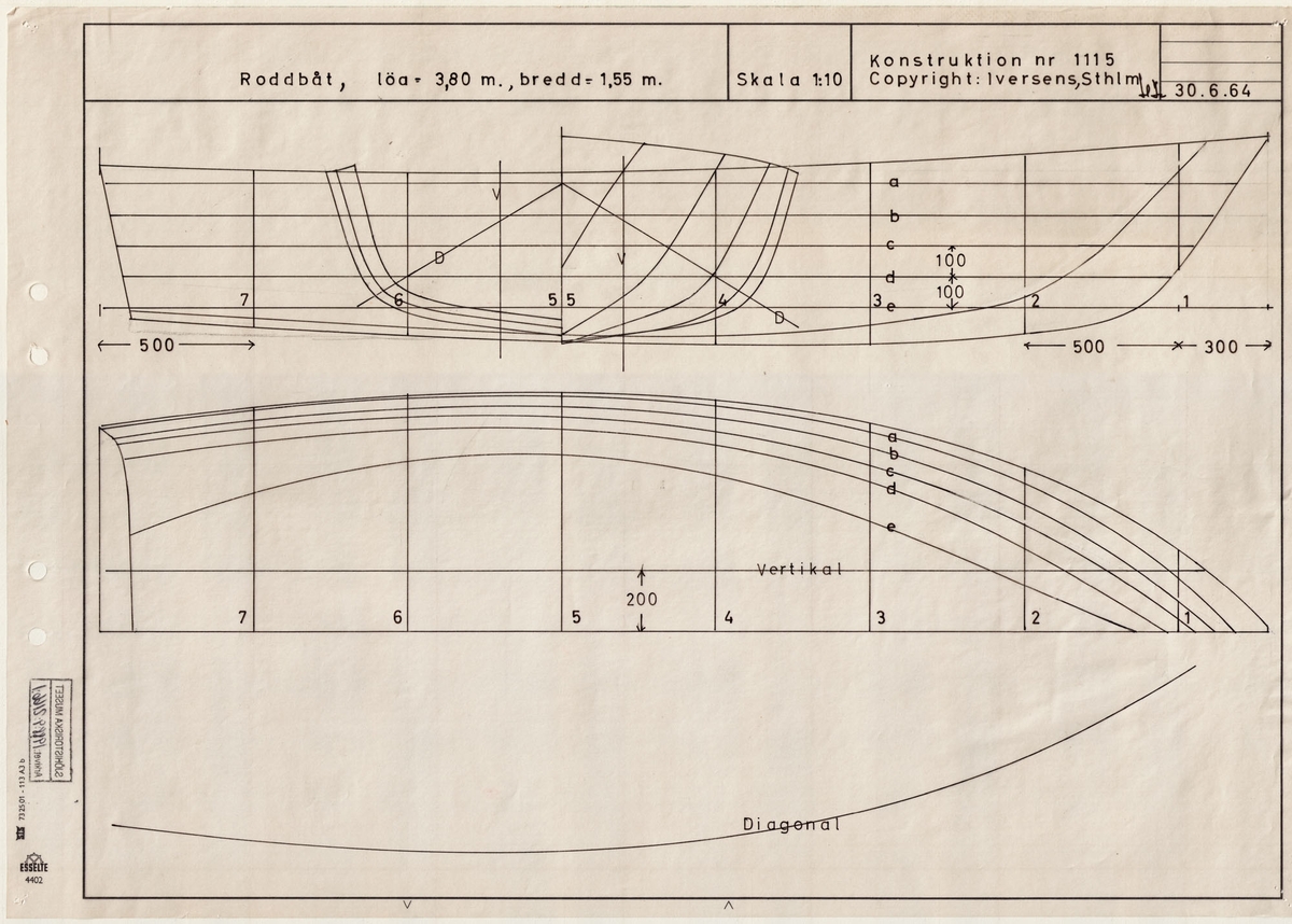 Ritning - Sjöhistoriska museet / DigitaltMuseum