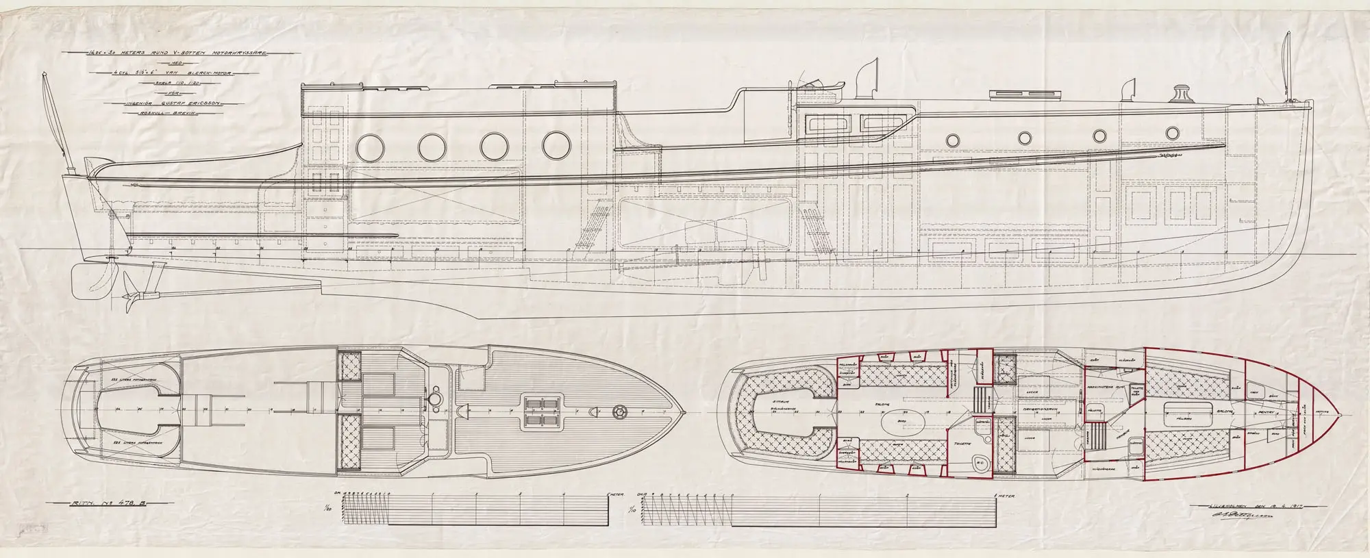 Ritning - Sjöhistoriska museet / DigitaltMuseum