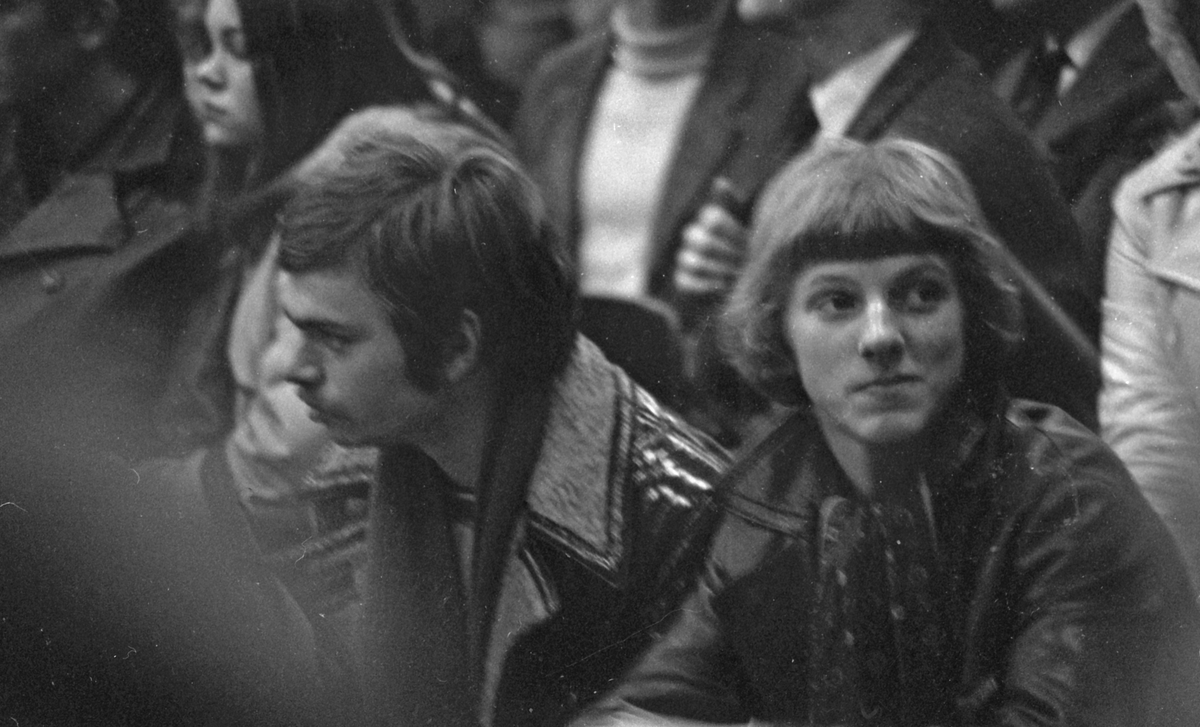 Torkel Ravndal i Haraldshallen - 1971 - Haugalandmuseet / DigitaltMuseum