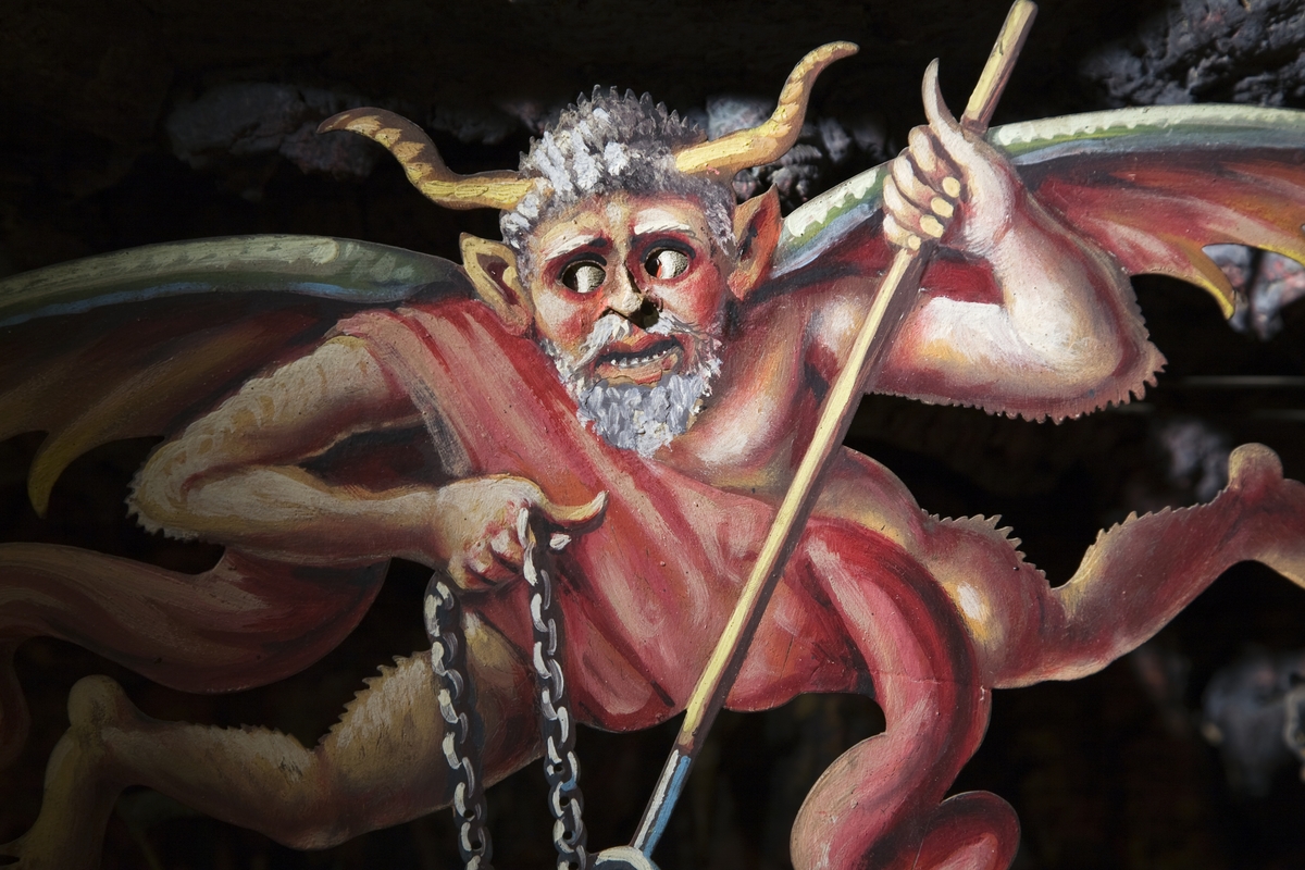 Modell av helvetet - Tekniska museet / DigitaltMuseum