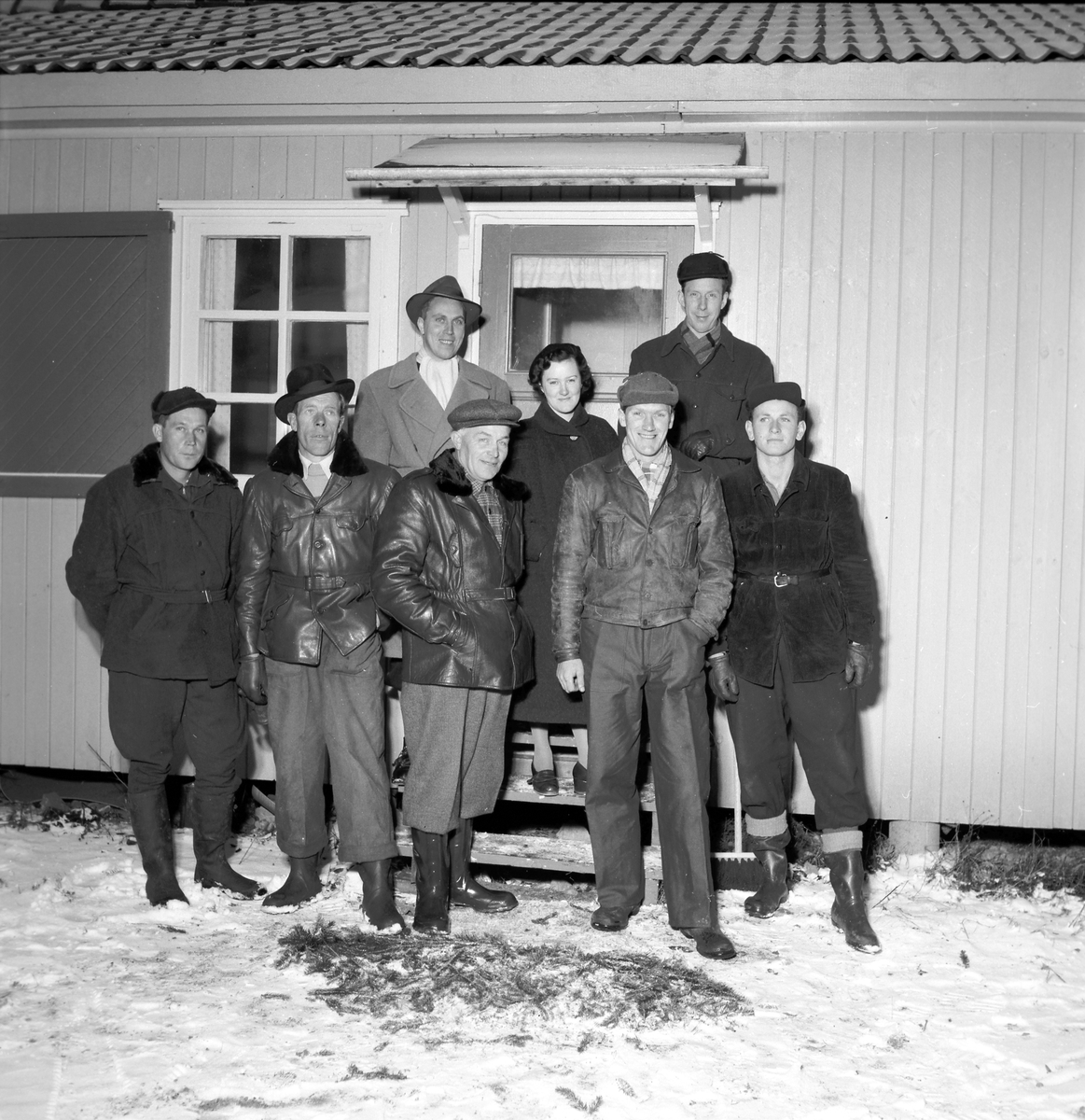 Fr.v.: Karl Mattsson, Sven Johansson, Torgny Ljung, Joel Persson, Siw ...