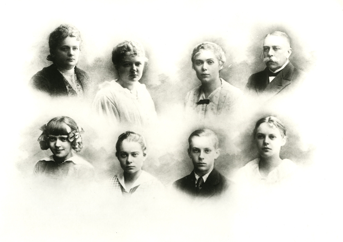 Ett utav grosshandlare Johan Julius och Emma Jeanssons 13 barn. Ernst ...