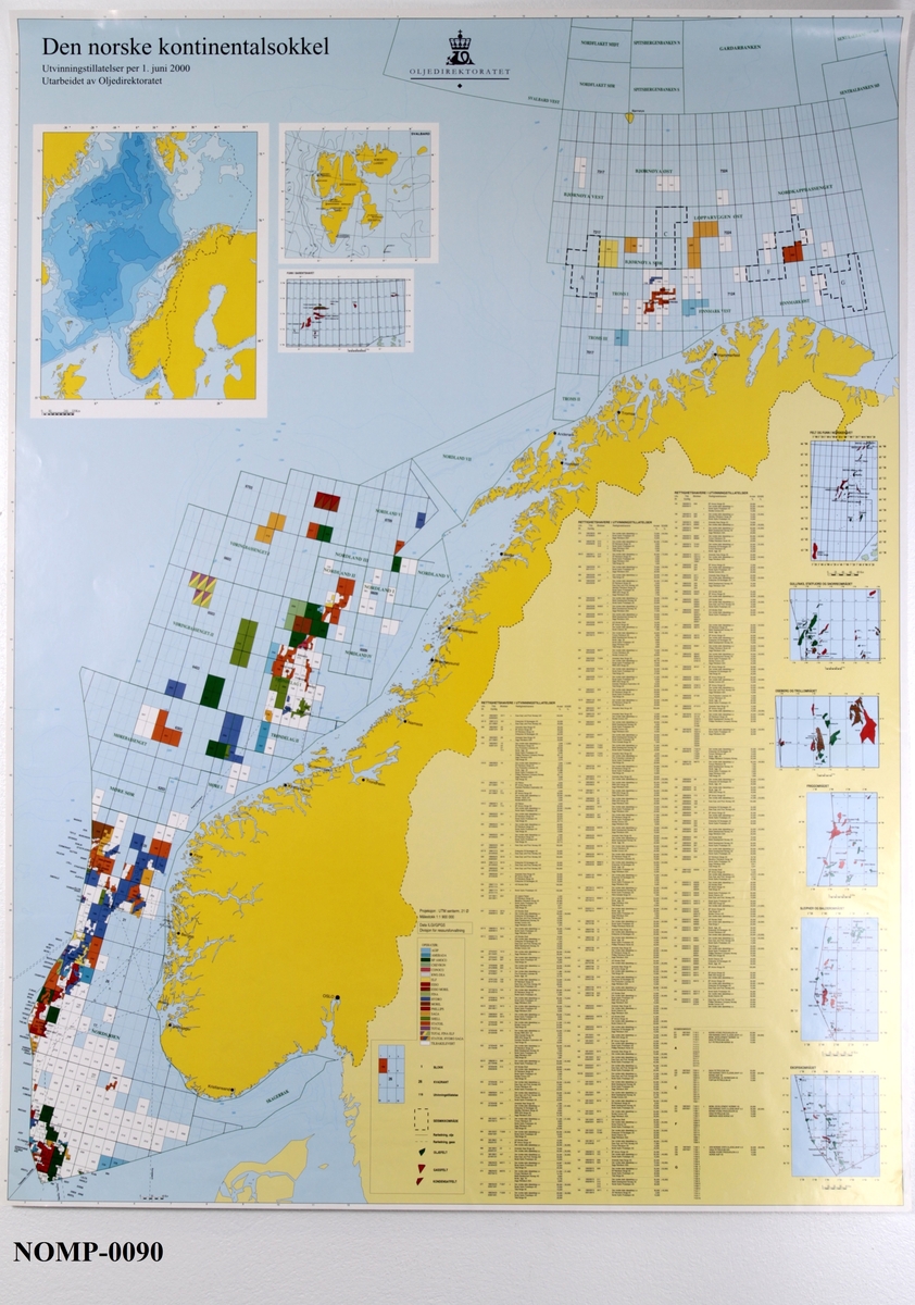 Kart - Norsk Oljemuseum / DigitaltMuseum