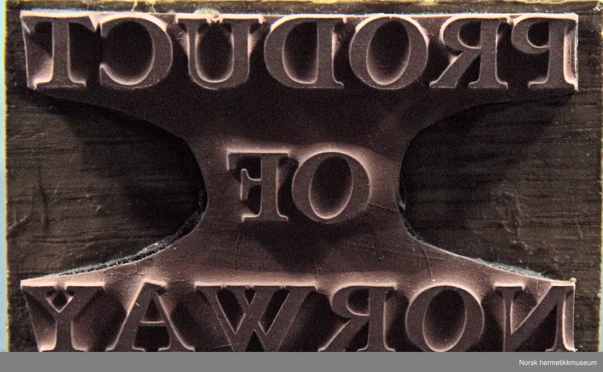 Stempel - Norsk hermetikkmuseum / DigitaltMuseum