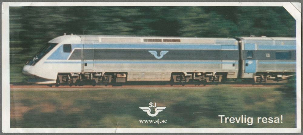 Biljettomslag - Järnvägsmuseet / DigitaltMuseum