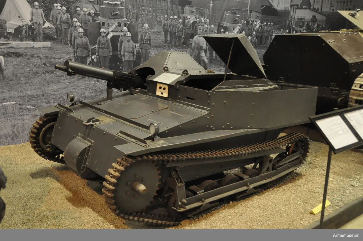 Tankett Carden-Loyd MK VI - Armémuseum / DigitaltMuseum