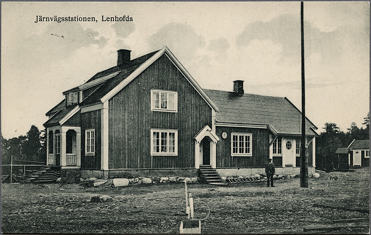 Lenhovda station. - Järnvägsmuseet / DigitaltMuseum