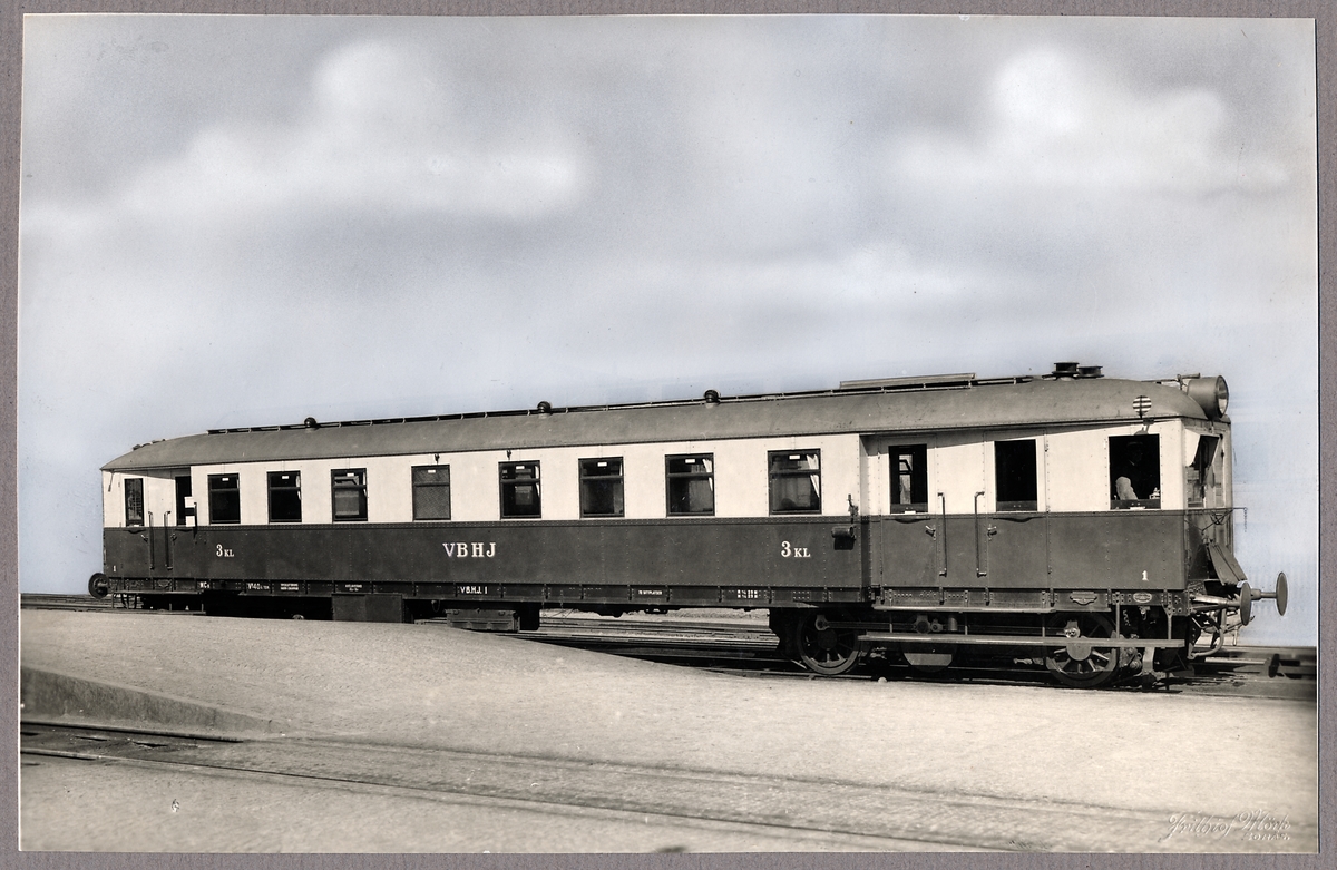 Varberg - Borås - Herrljunga Järnväg, VBHJ MCo 1. - Järnvägsmuseet ...