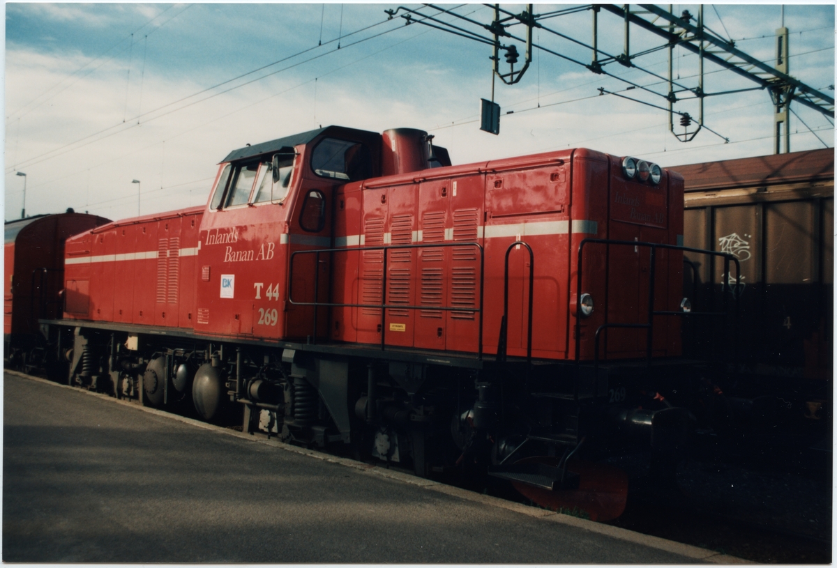 Statens Järnvägar, SJ T44 269. Vildmarkståget. Inlandsbanan ...