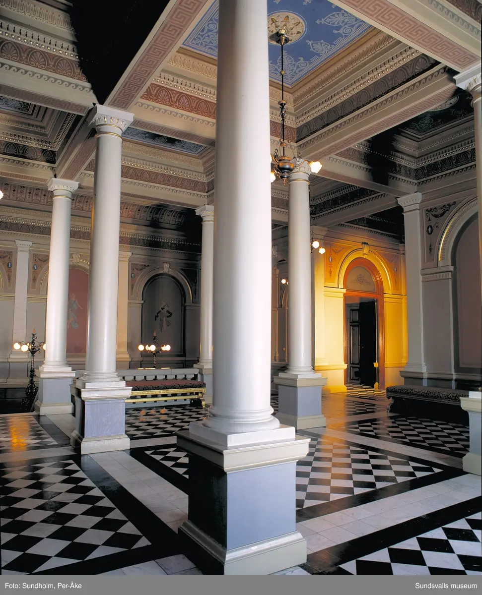 Interiörer från Sundsvalls stadshus. - Sundsvalls museum / DigitaltMuseum