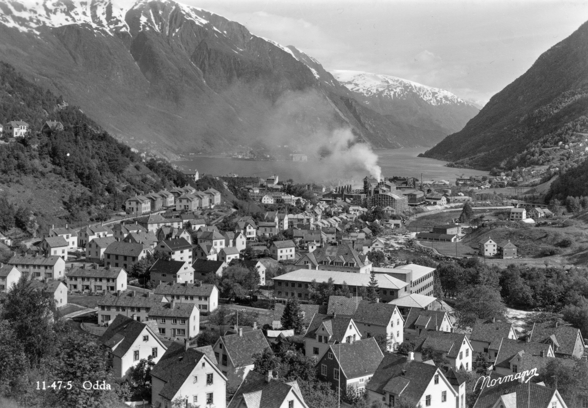 Postkort; Odda - Kraftmuseet / DigitaltMuseum